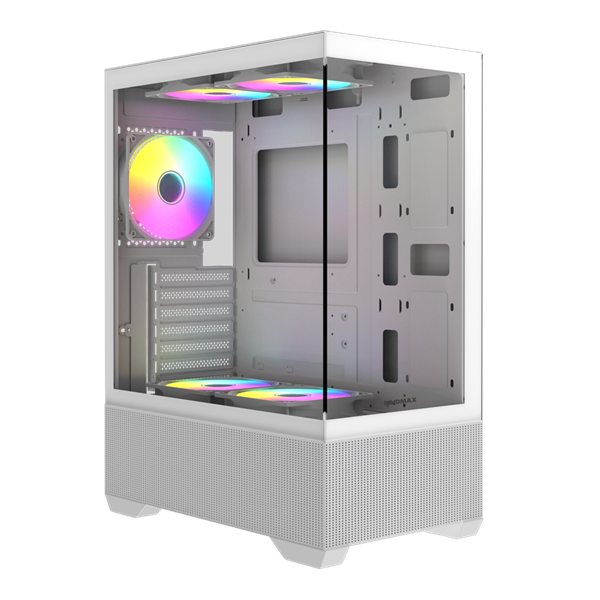RAIDMAX I802W AIR WHITE 5 x Static RGB – Gigastore informatique